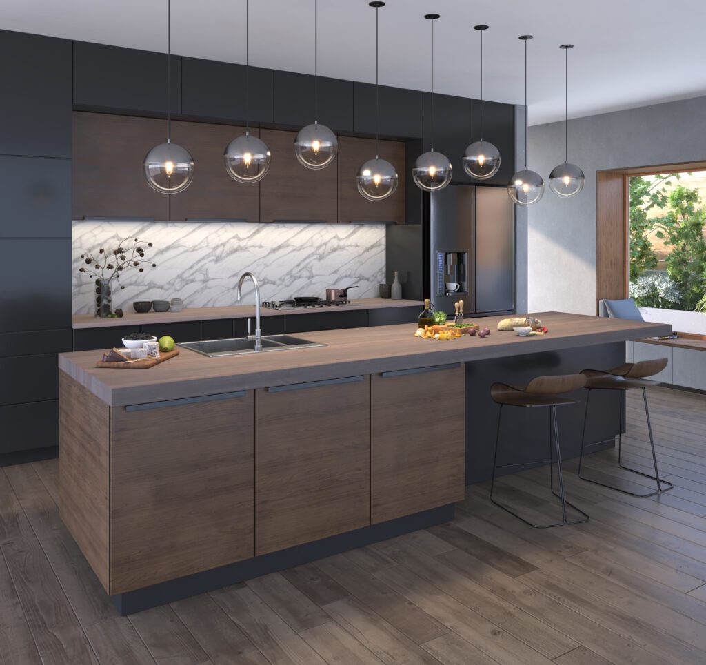 Senses 'Hipster Copper' Breakfast Bar | Available from Rearo Laminates ...