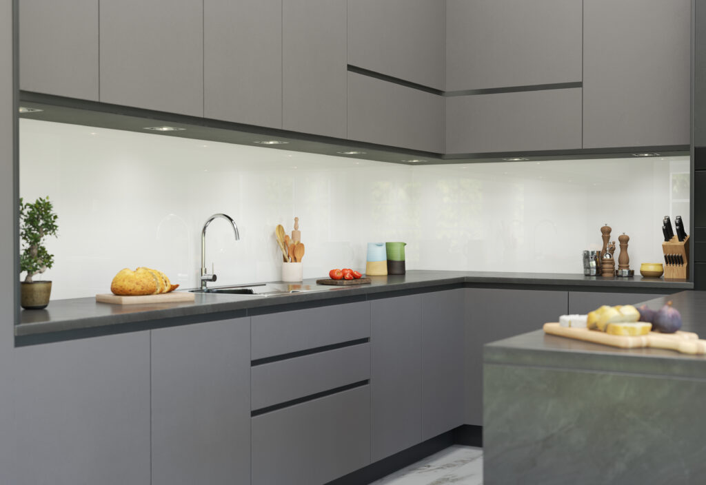 Zenolite 'Malt' Kitchen Splashback | Available from Rearo Laminates ...
