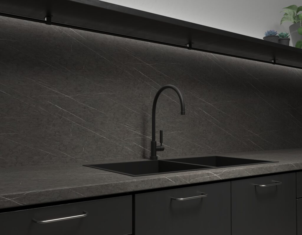 Pietra Grey Marble Splashback 3000 x 1200 x 8mm | Available from Rearo ...