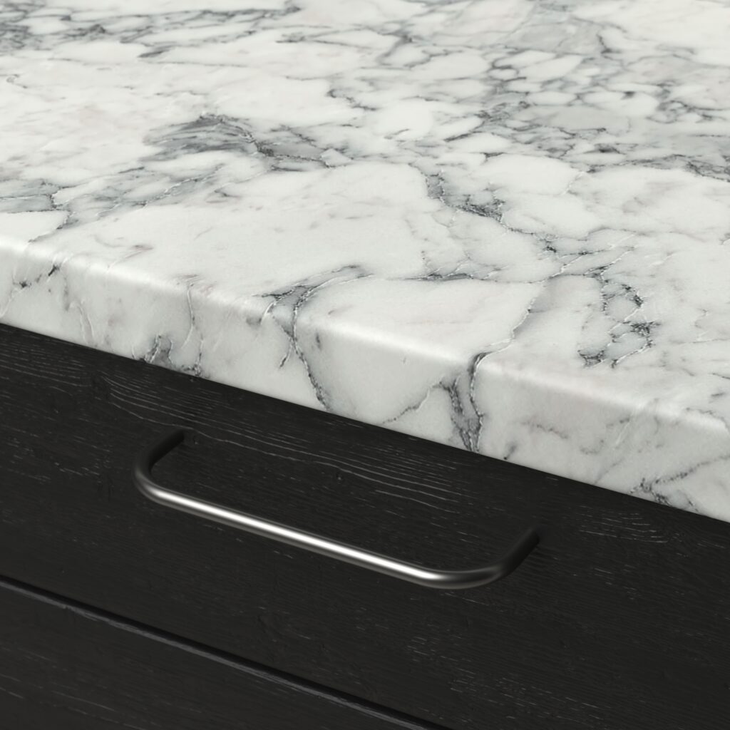 Carrara Marble Worktop Rounded Edge 3050 x 600 x 38mm | Available from ...