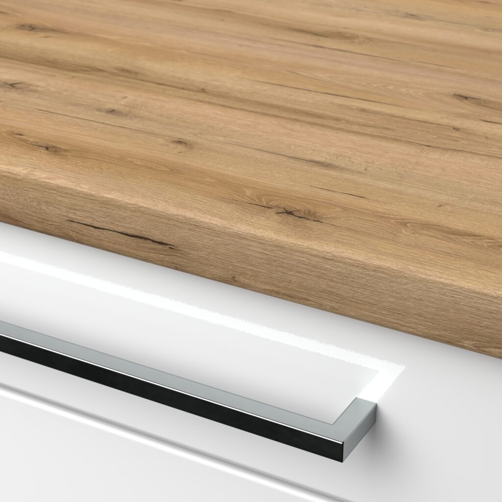 Pembrey Oak Worktop Rounded Edge 4100 x 600 x 38mm | Available from ...