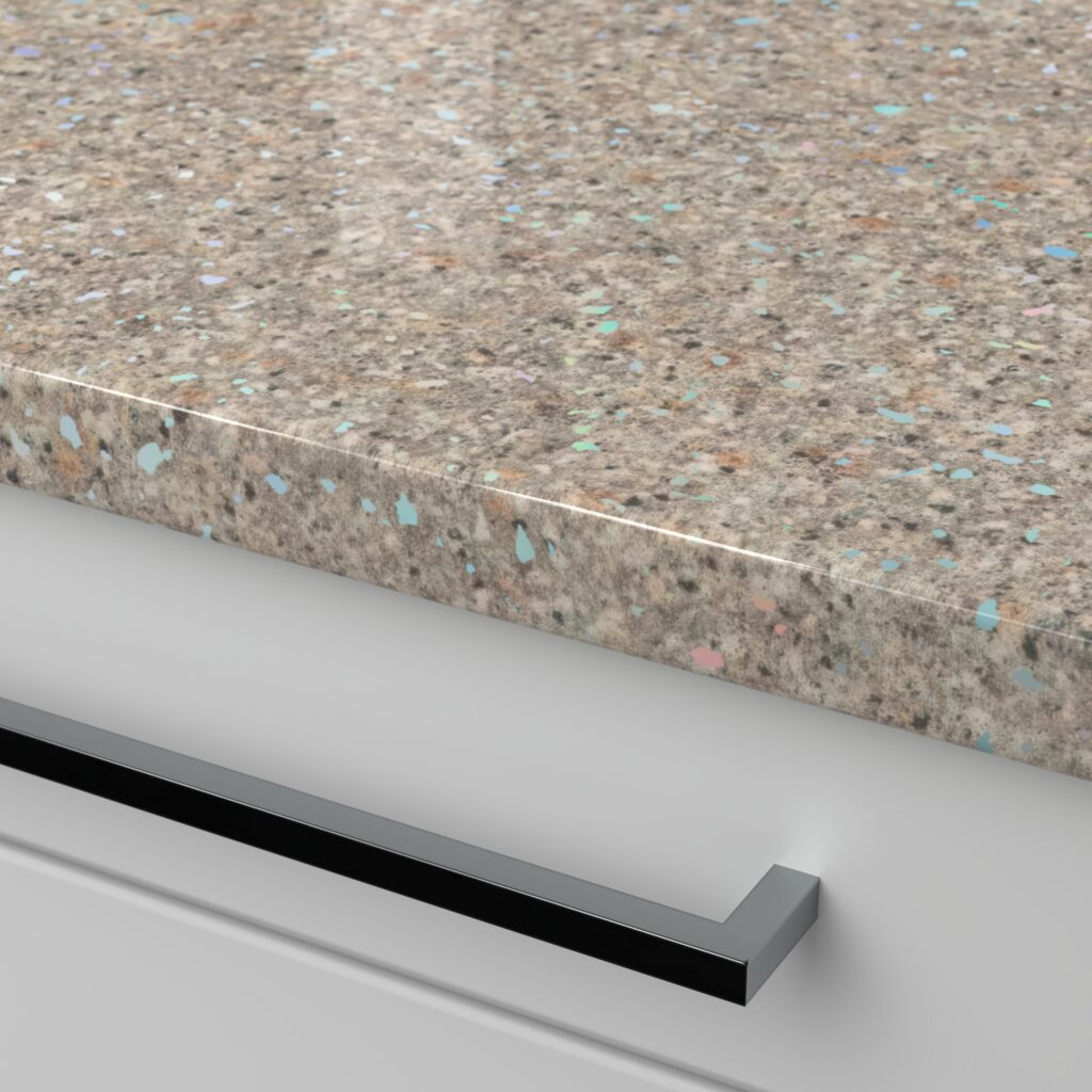 Sand Pebble Sparkle Worktop Rounded Edge 4100 x 600 x 38mm | Available ...